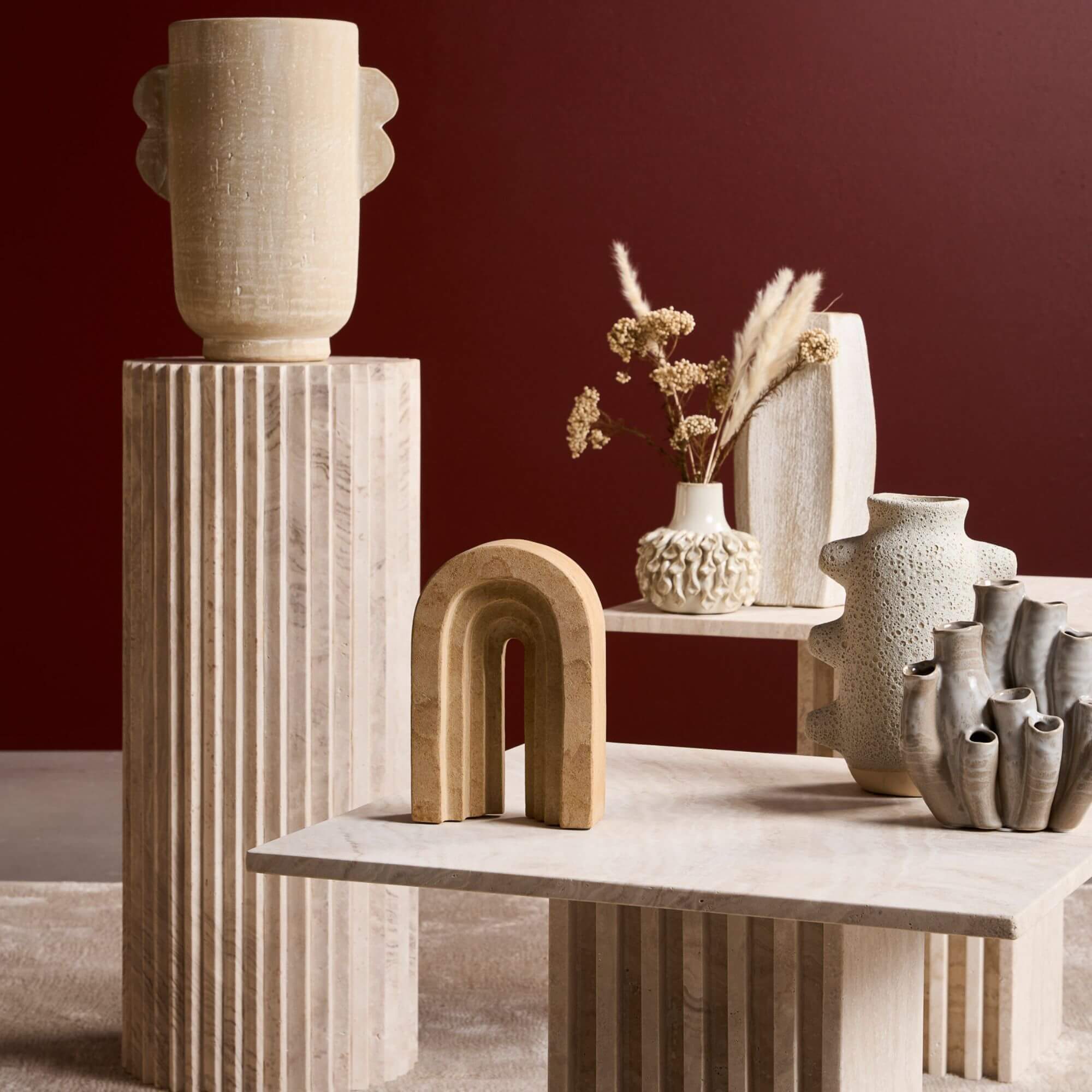 Vase Birka - L 16 x H 23 cm - Pastel Living